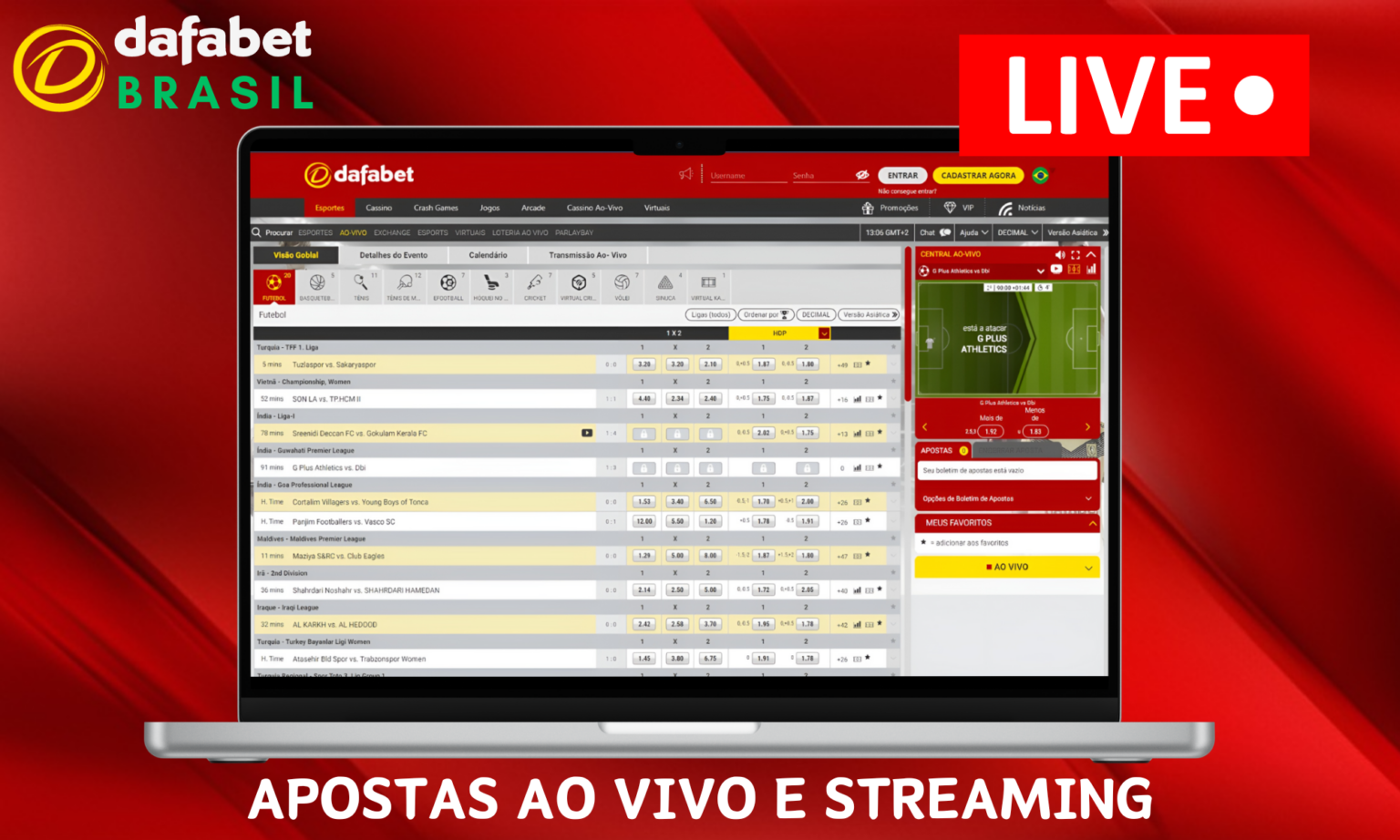 Dafabet Brasil - Apostas esportivas no site oficial | Login