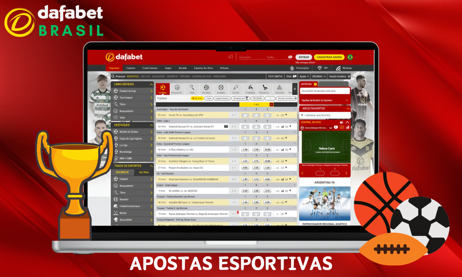 Dafabet Brasil - Apostas esportivas no site oficial | Login